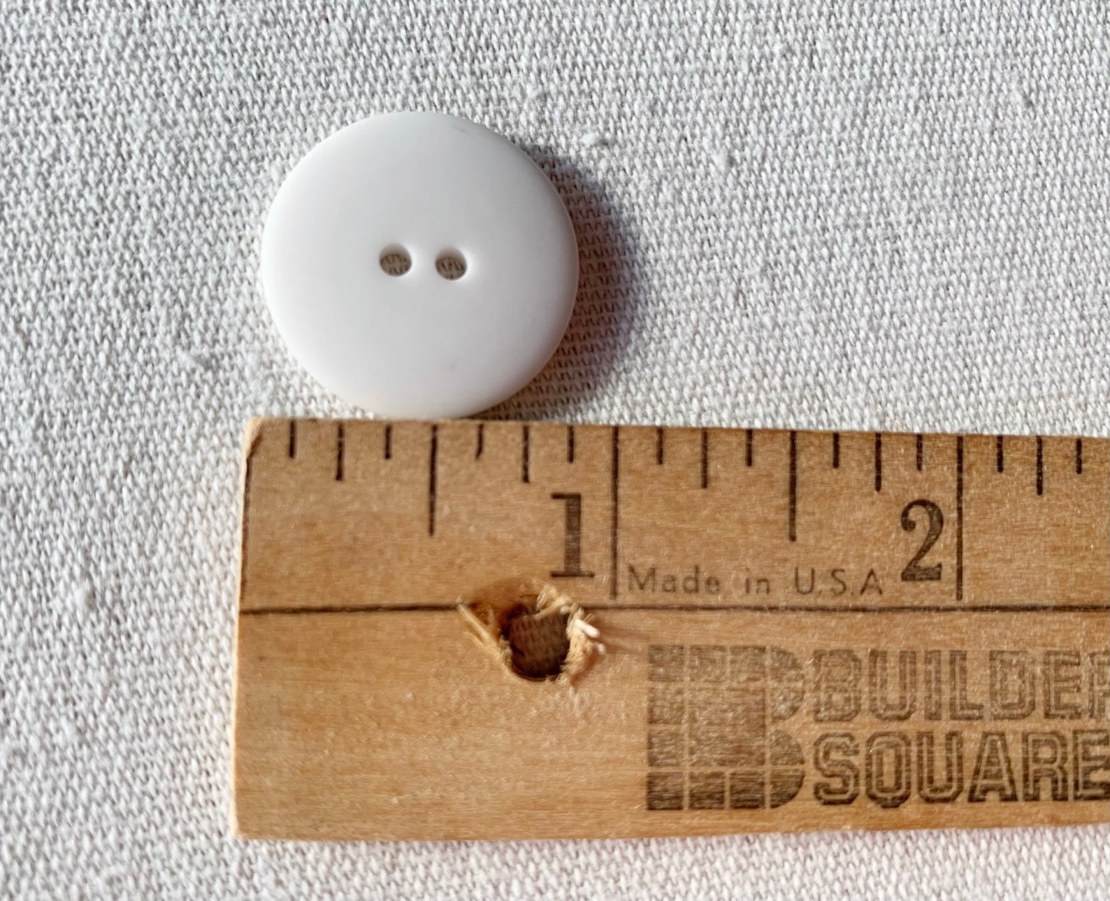 Medium Buttons White Buttons 7/8 Inch Sewing Buttons 6 Sew - Etsy
