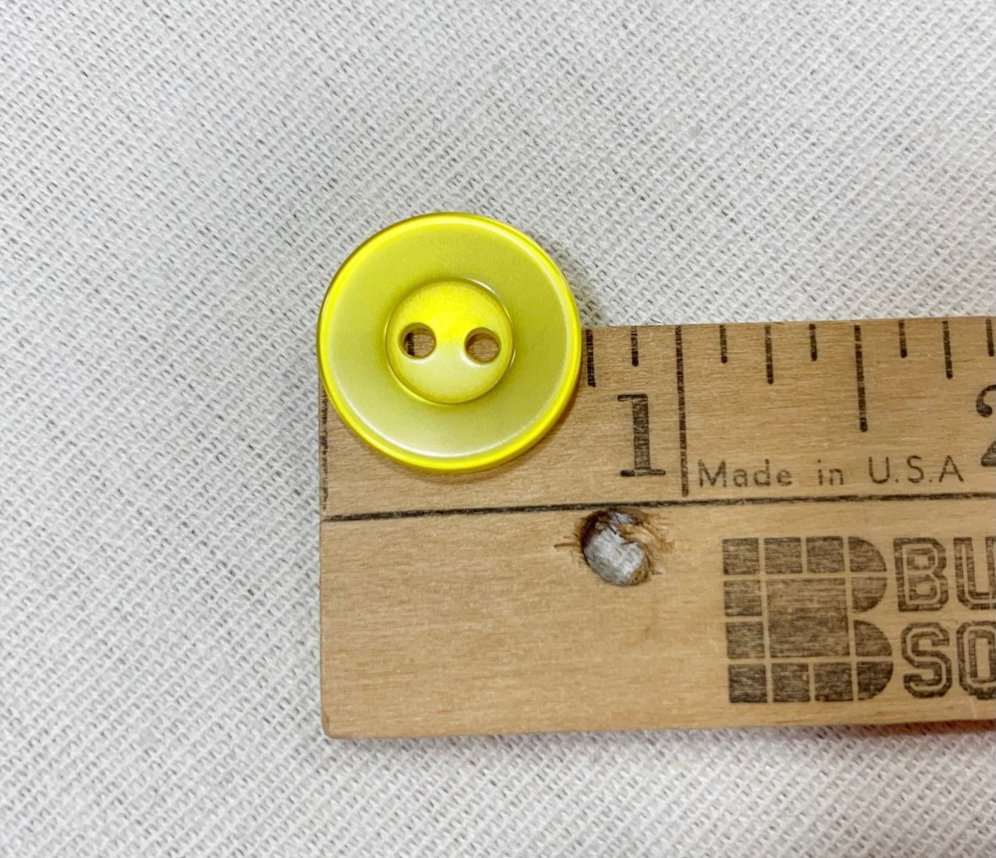 Medium button yellow plastic sewing buttons 3/4 18mm | Etsy