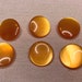 Medium Orange Buttons With Glistening Sheen Design 5/8” Sewing Buttons ...