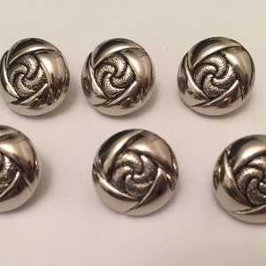 Silver Small Button With Knot Design Button Plastic Sewing Buttons With ...
