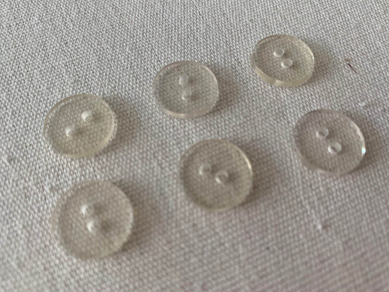 Small buttons clear 2 hole button sewing buttons 5/8 16mm | Etsy