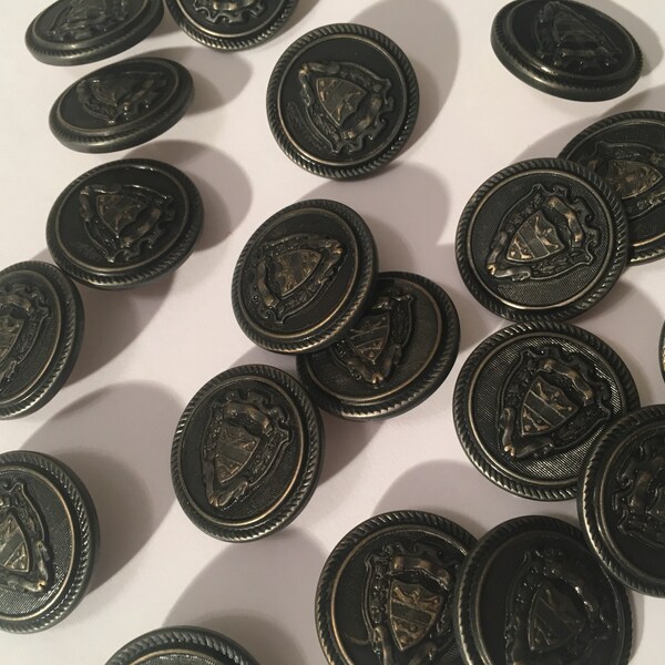 Metal Uniform Buttons - Etsy