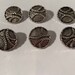 Silver Medium Button With Texture Design Button Plastic Sewing Buttons ...