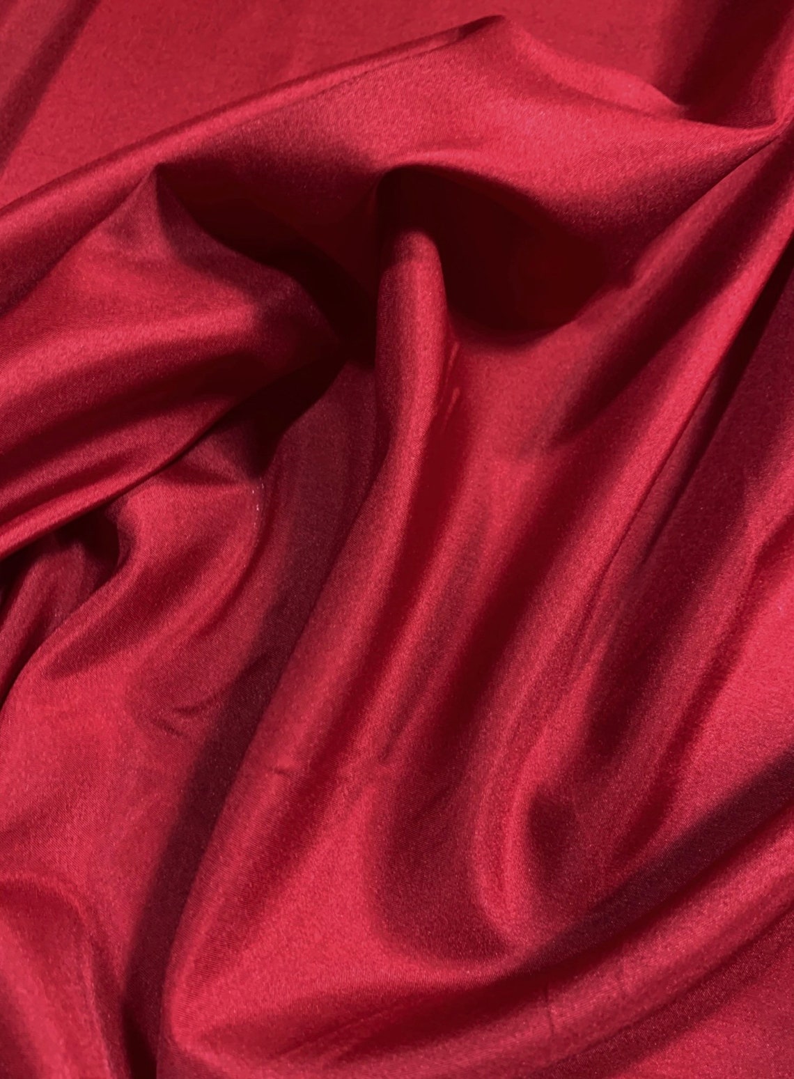 Deep Red Lining Pongee Lining 60 by the Yard Light - Etsy