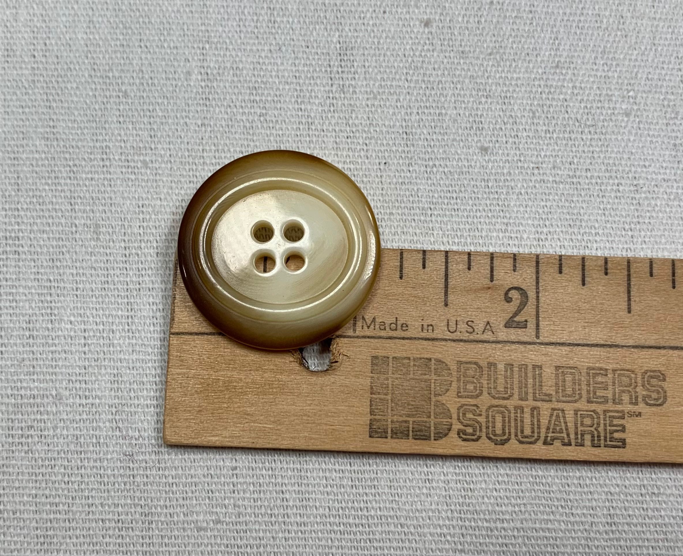 Large buttons marbled light brown and tan plastic sewing | Etsy