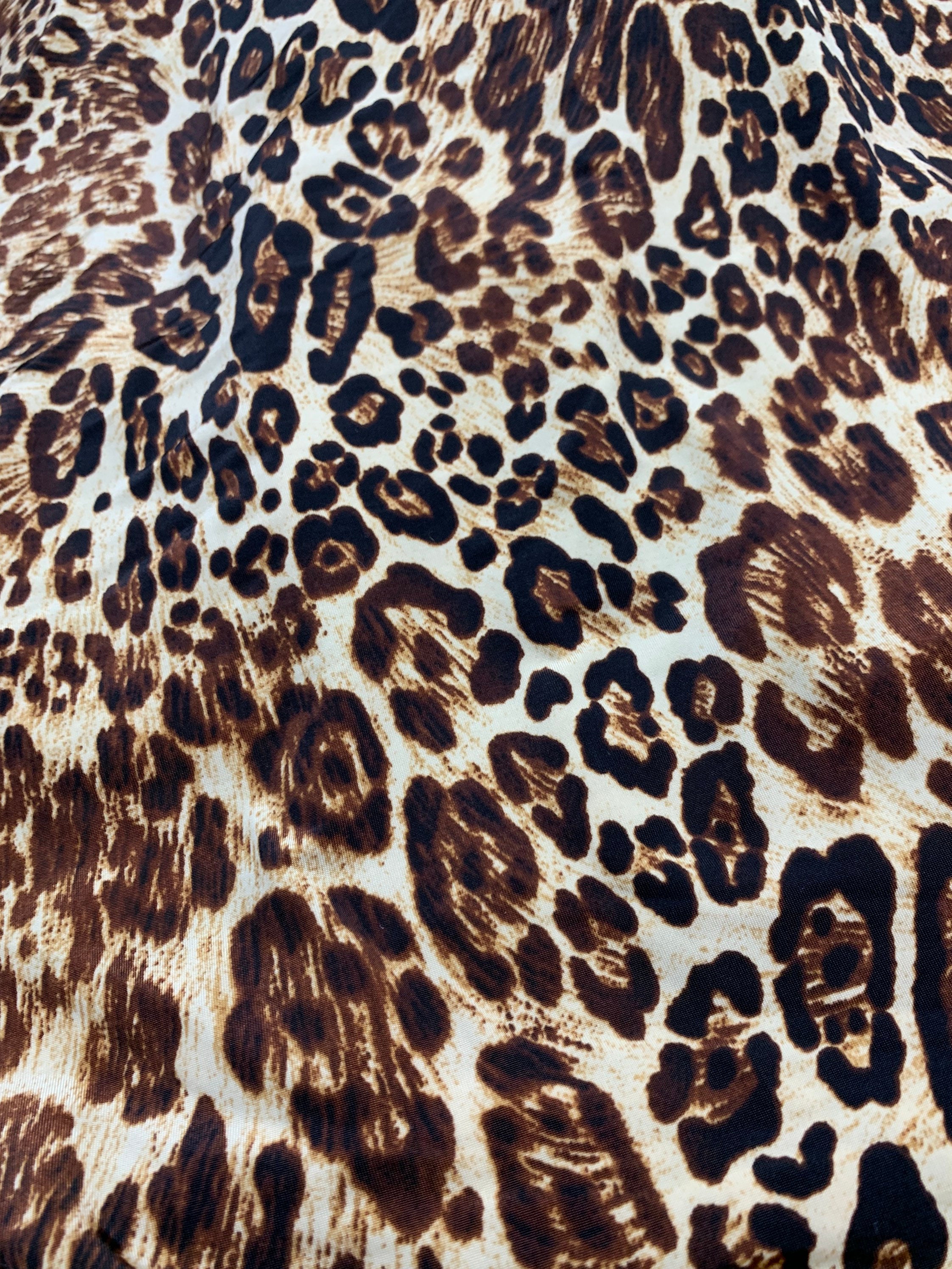 Stretch Leopard Print Fabric, 4 Way Stretch Print, Animal Print Stretch ...
