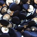 Navy Satin Covered Button 16mm 5/8 Inch Color Navy-12 Sewing Buttons ...