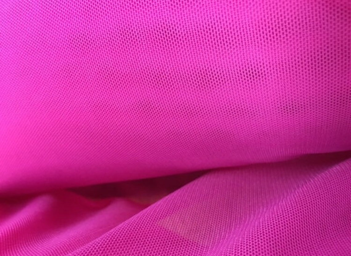Fuchsia Stretch Power Mesh Fabric by the Yard Power Mesh Soft | Etsy