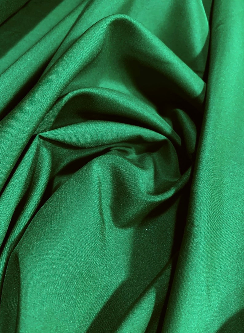 Emerald Green Lining Pongee Lining 60" by the Yard Light Weight Lining ...
