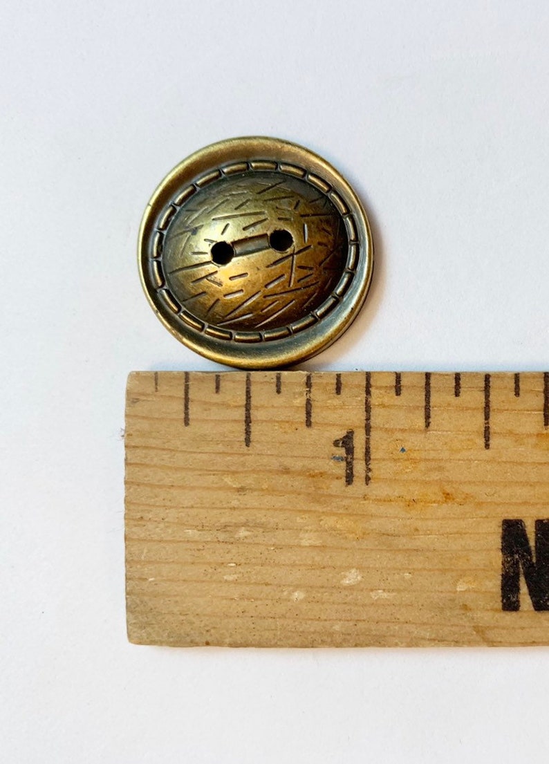 Medium Buttons Antique Bronze Finished Buttons 1 Sewing - Etsy