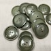 Large Olive Green Toned Colored Buttons Sewing Buttons, 1 7/8” 6 ...