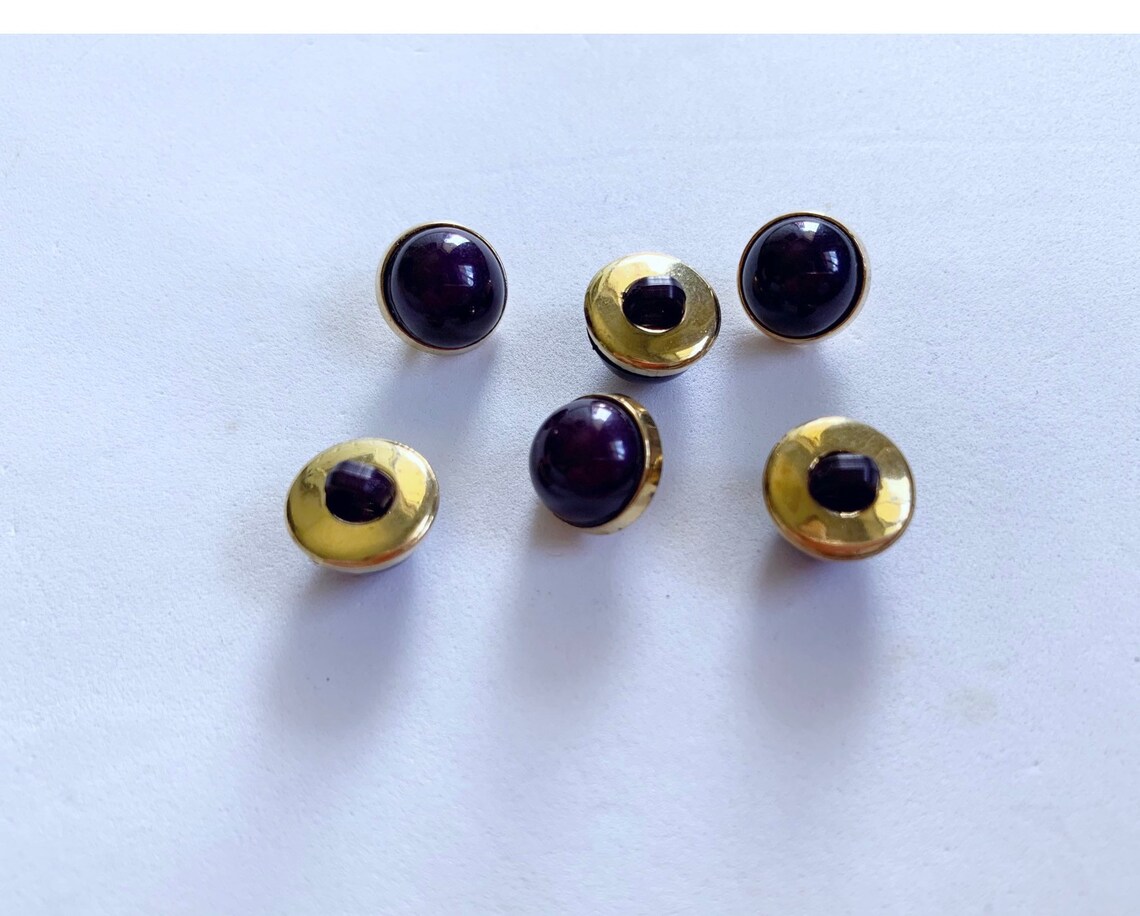 Small Pearl Buttons Blue Navy Buttons Plastic Sewing Buttons | Etsy