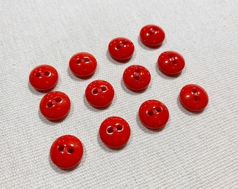 Red Vintage Buttons | Etsy
