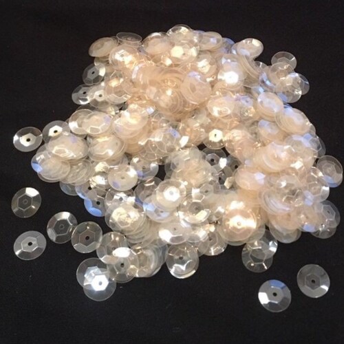 Ivory Clear Sequin 500 X 6mm High Quality Loose - Etsy