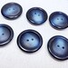 Medium Marbled Blue Sewing Buttons Plastic Sewing Buttons 1 - Etsy
