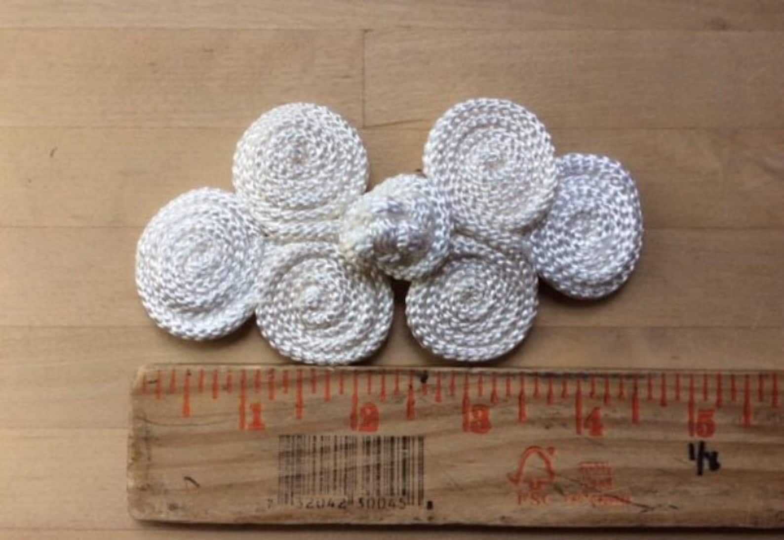 White Frog Closures Set of 2 Frog Closures Vintage Color | Etsy