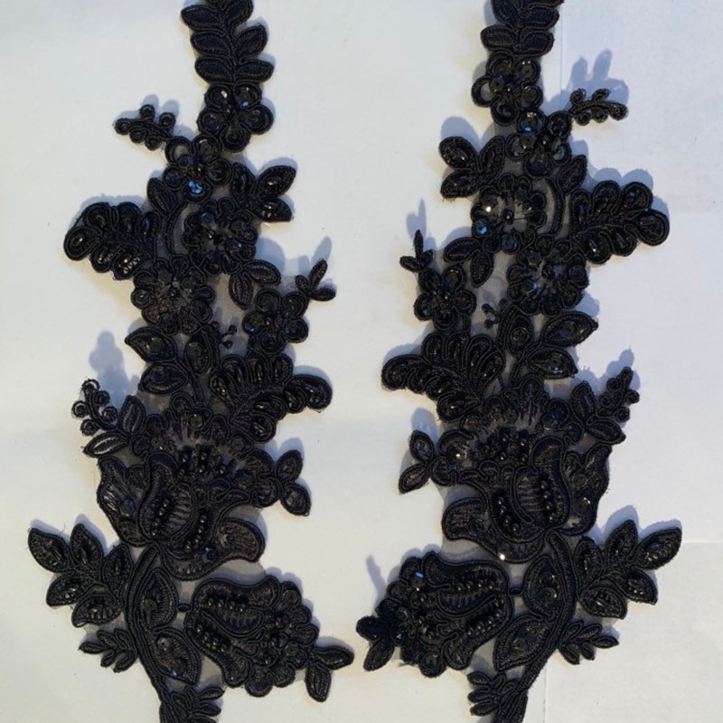 Black Applique for Shoes - Etsy