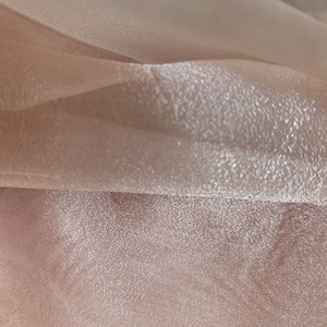 Rose Gold Sheer Organza 60 Crystal Organza in Rose Gold - Etsy