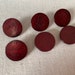 Small Ruby Red Shank Back Buttons 14 Mm 1/2 Inch Sewing Buttons, 6 ...