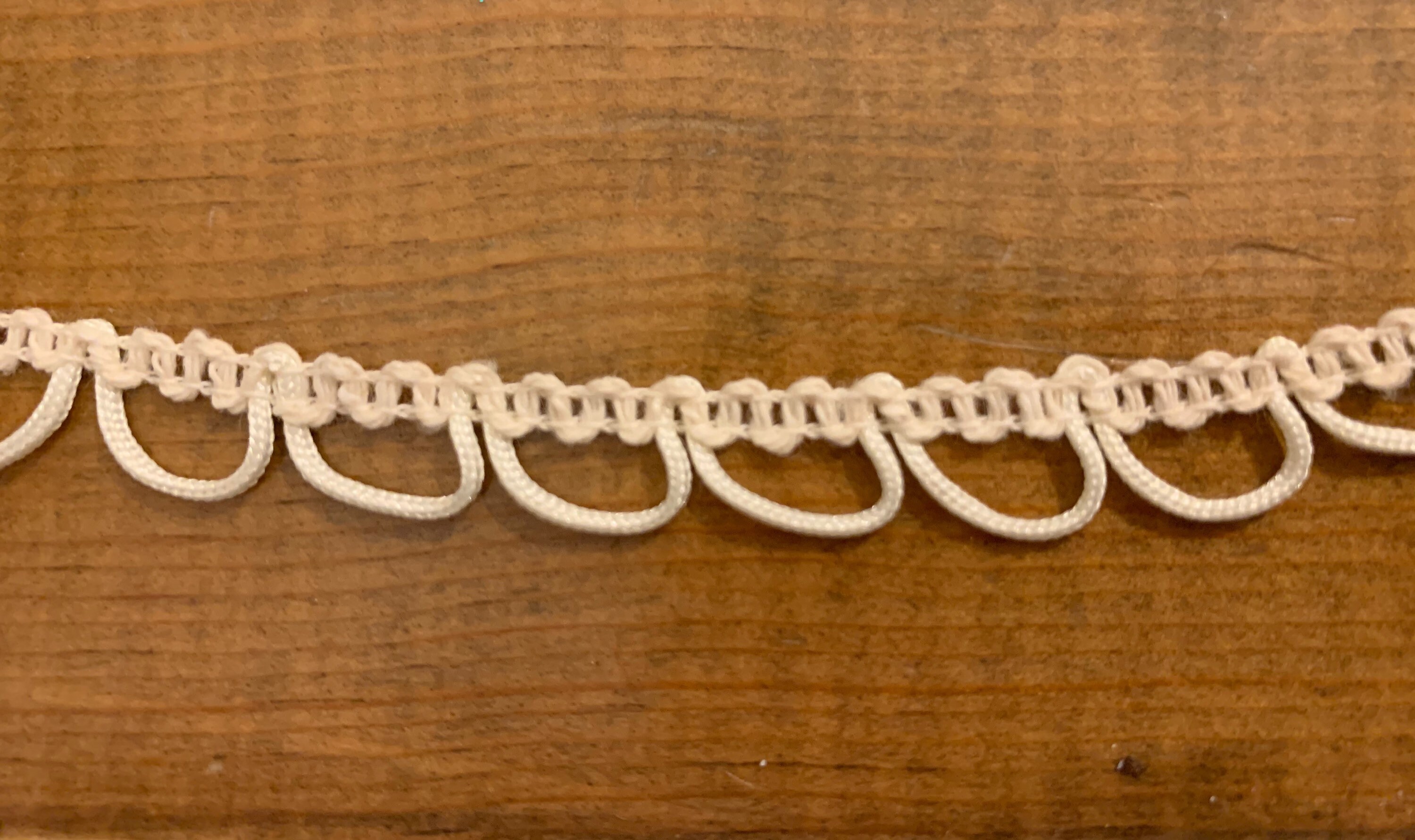 Button Looping Ivory Loops for Button Cotton Looping by the - Etsy