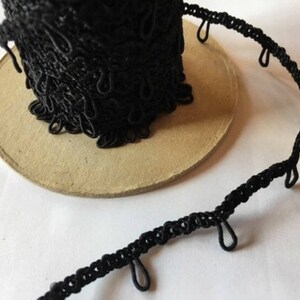 Elastic Button Looping-black Elastic Button Looping-black Button ...