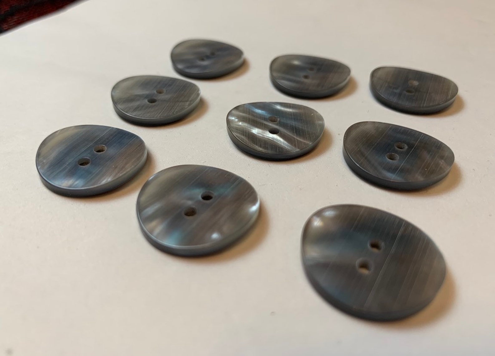 Mother of Pearl Plastic Button Medium Faux Shell Button Sewing Buttons ...