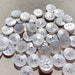 Medium Button White Sewing Buttons 3/4 20mm Vintage - Etsy