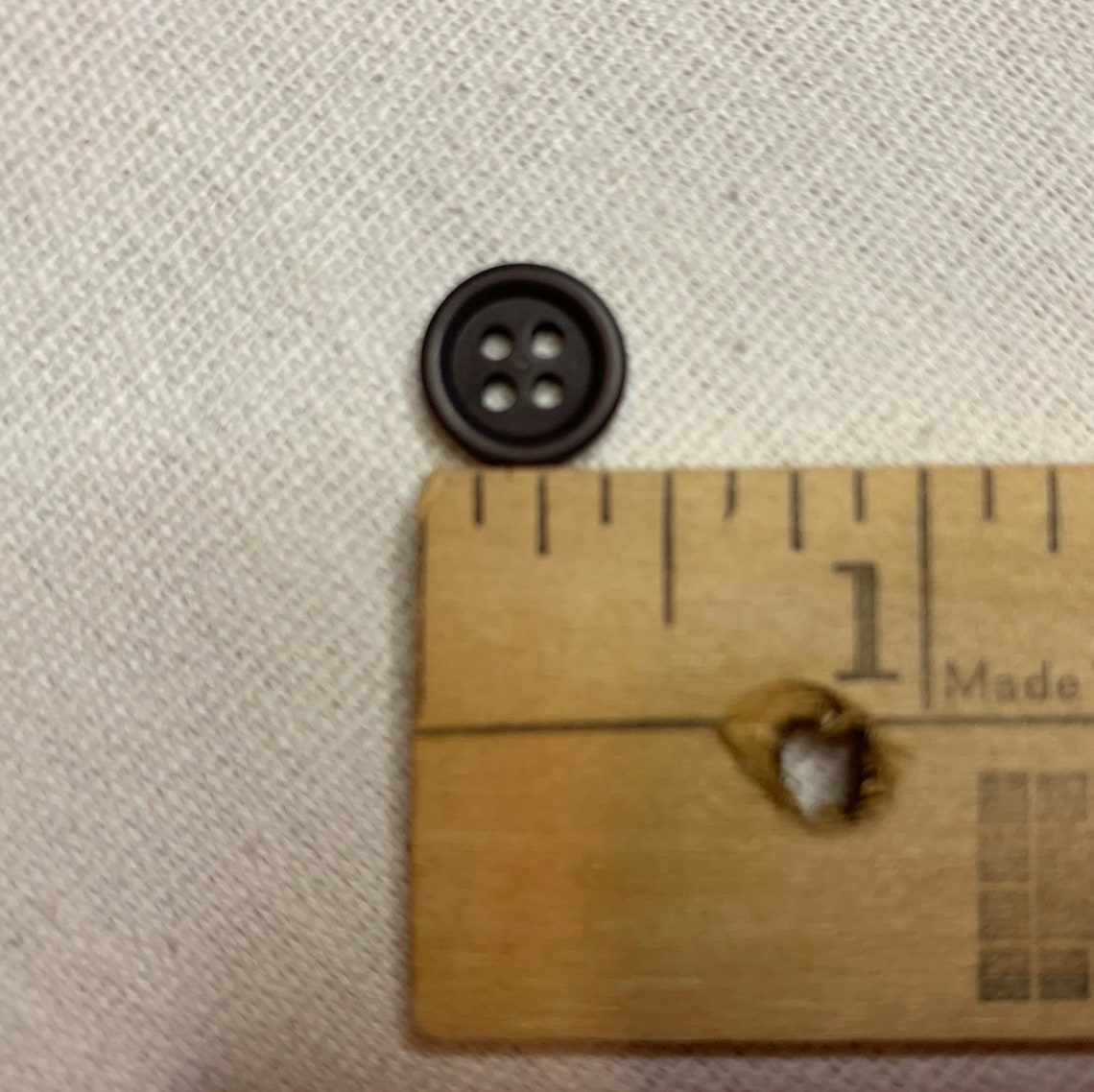 Small buttons dark brown buttons 11mm 3/8inch sewing buttons | Etsy