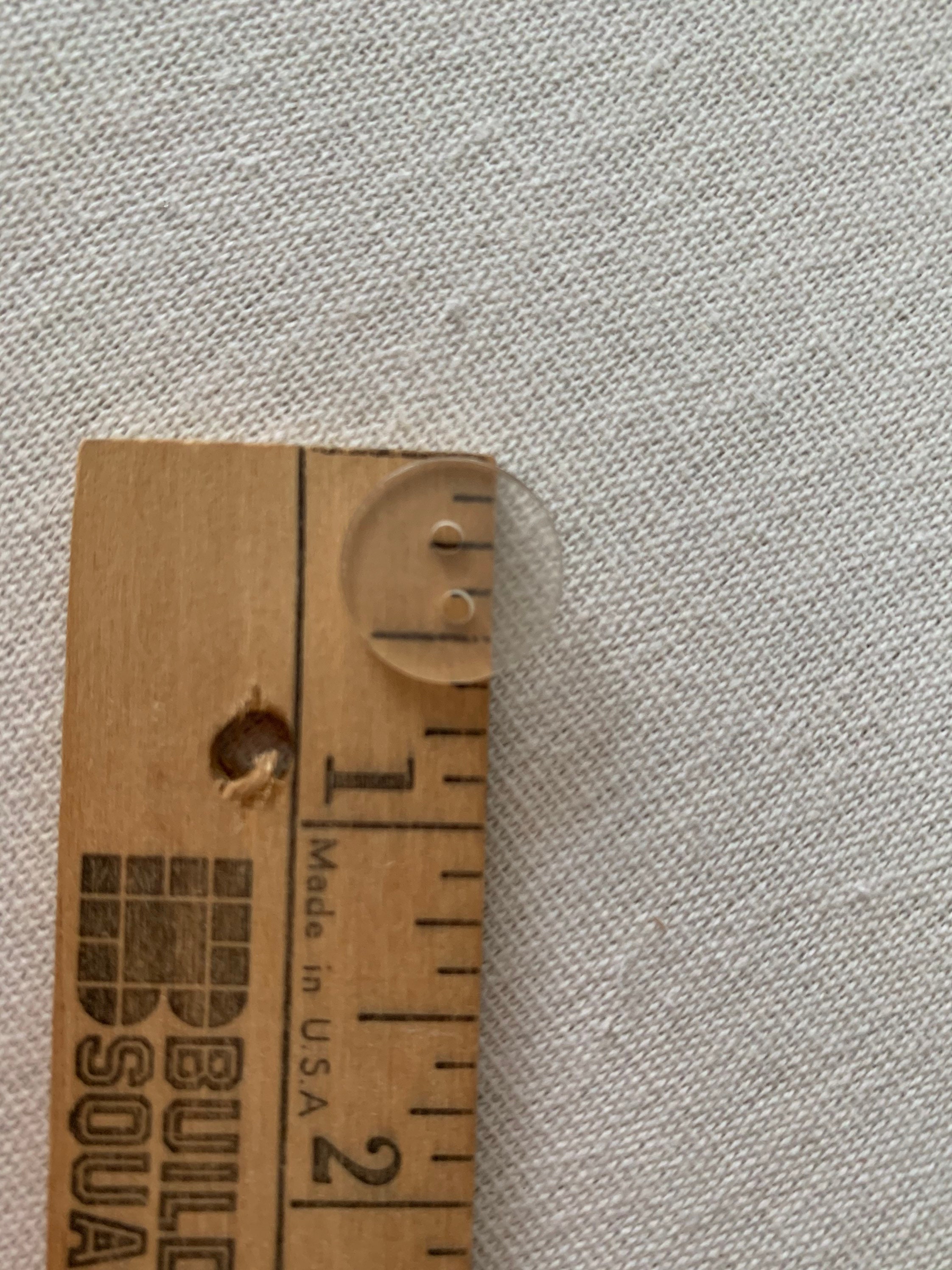 Small buttons clear 2 hole button sewing buttons 5/8 16mm | Etsy