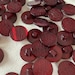 Small Ruby Red Shank Back Buttons 14 Mm 1/2 Inch Sewing Buttons, 6 ...