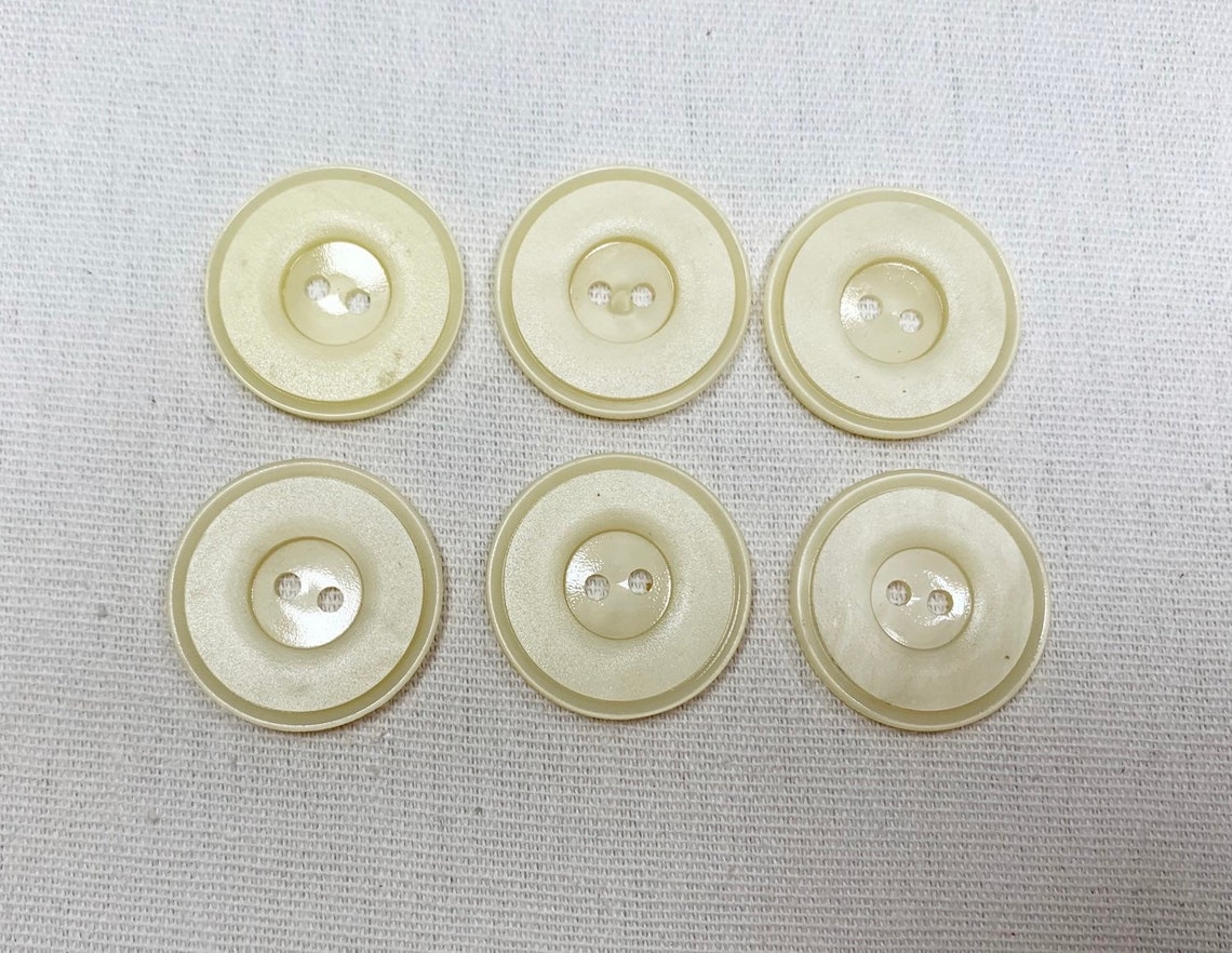 Large Ivory Button Sewing Buttons 1 1/8 Sewing Button 6 | Etsy