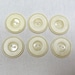 Large Ivory Button Sewing Buttons 1 1/8” Sewing Button 6 Buttons Sew ...