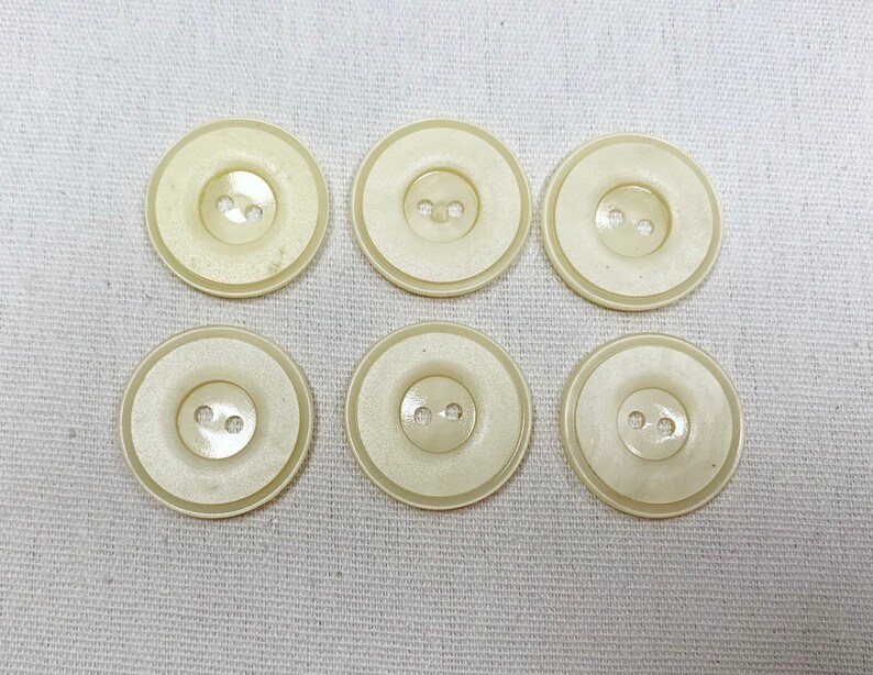 Large Ivory Button Sewing Buttons 1 1/8 Sewing Button 6 | Etsy