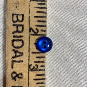 Small Blue Button Royal Blue Buttons Sewing Buttons 1/2 16mm Sewing ...