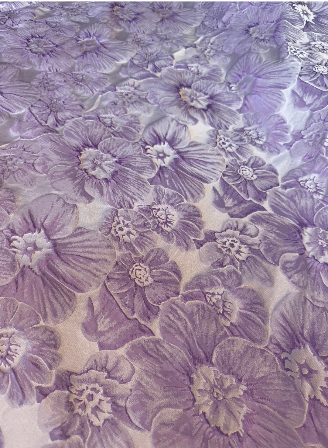 Lilac Floral Brocade in a Floral Pattern - Etsy