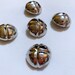 Silver Medium Button With Texture Design Button Metal Sewing - Etsy