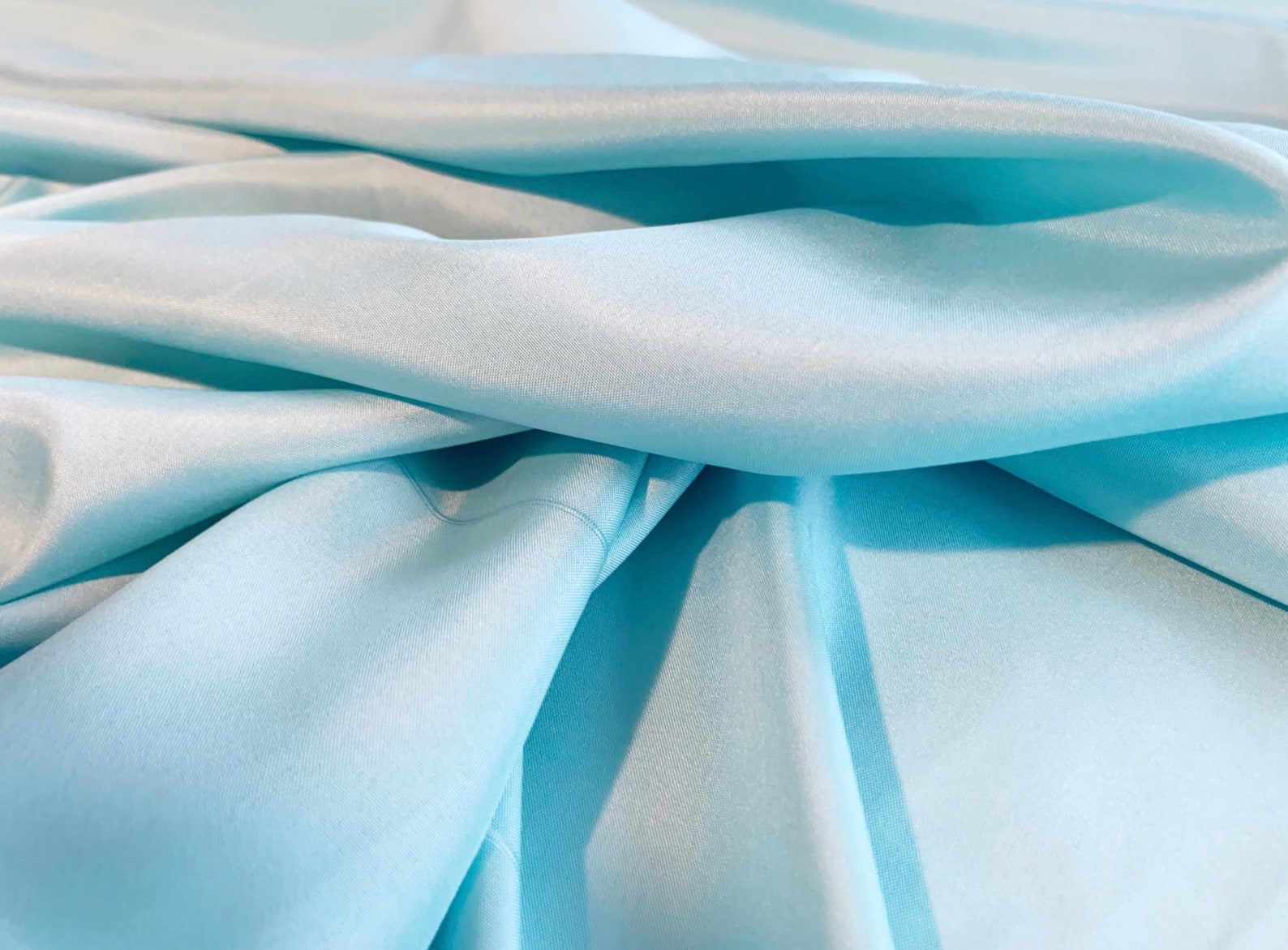 Light Blue Lining Pongee Lining 60" by the Yard Light Weight Lining ...