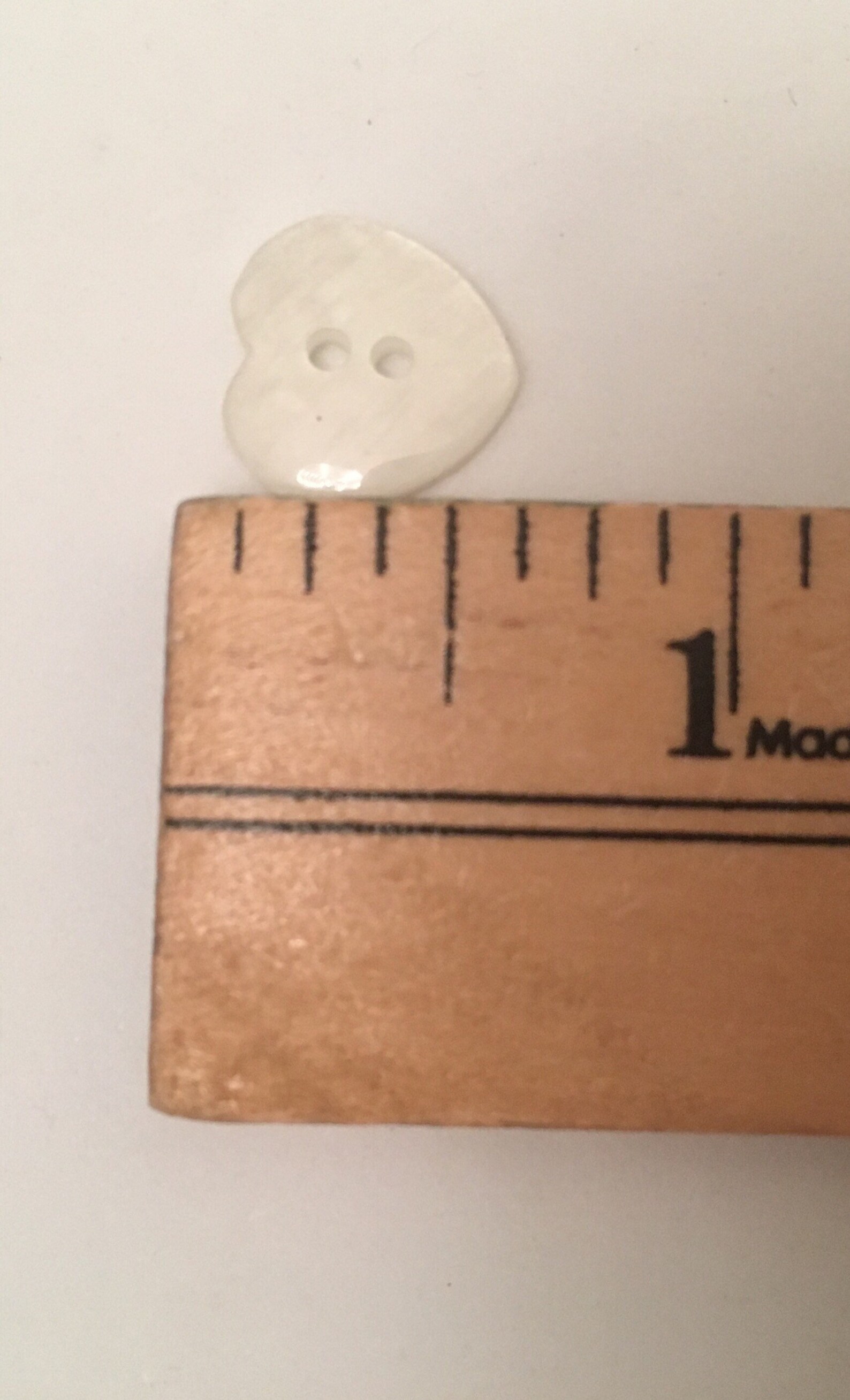 Small heart shape buttons in white marble finish buttons | Etsy