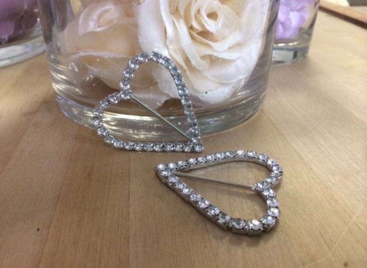 Heart Shape Rhinestone Buckle-wholesale Rhinestone Buckle Slider for ...