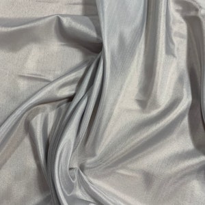 Light Grey Lining Pongee Lining 60" by the Yard Light Weight Lining ...