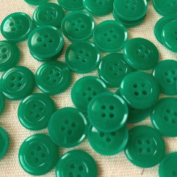 Green Buttons - Etsy