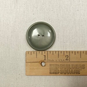 Large Olive Green Toned Colored Buttons Sewing Buttons, 1 7/8” 6 ...