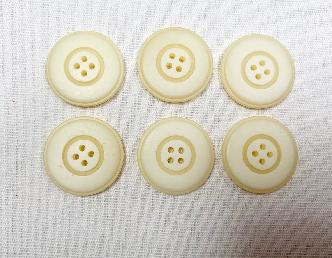 Large Ivory Button Sewing Buttons 1 1/4 Sewing Button 6 - Etsy