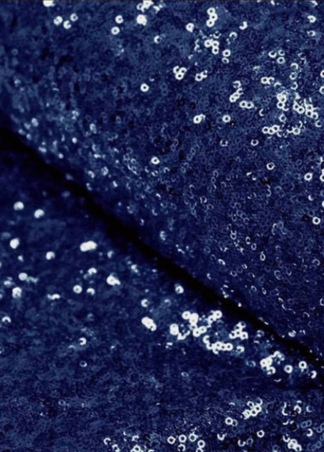 Navy Sequin All Over Sequin on Mesh by the Yard Sequin Fabric - Etsy