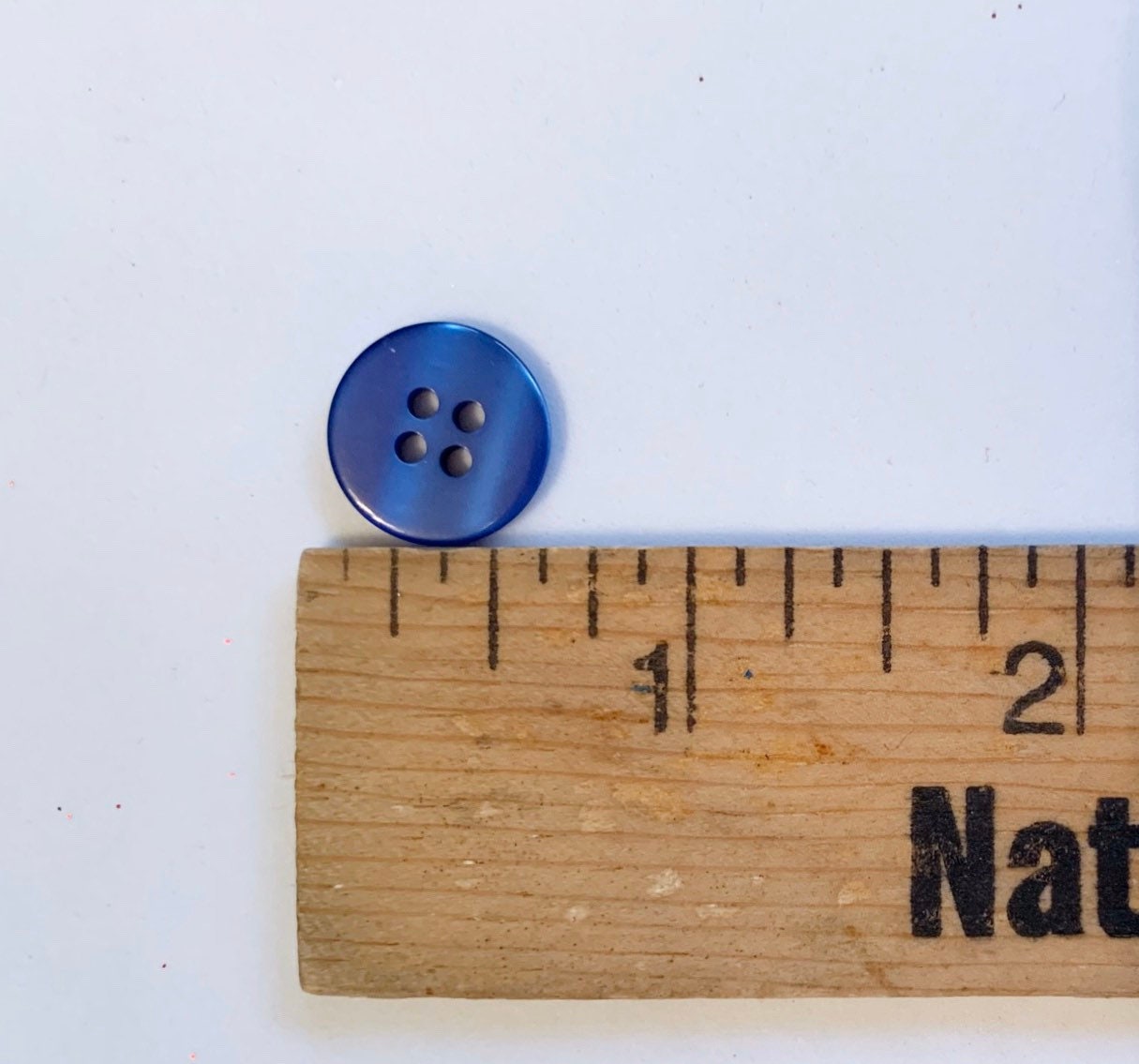Small Blue Royal Buttons 14 Mm 1/2 Inch Sewing Buttons, 12 Sew Through ...