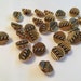 Small Antique Gold Buttons Plastic Sewing Buttons 5/8" 16mm Antique ...