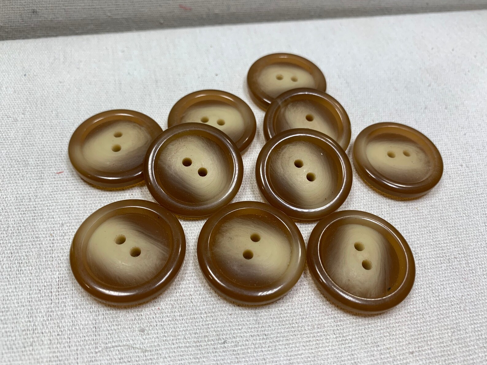 Botones grandes marmolados marrón y botones de costura de - Etsy España