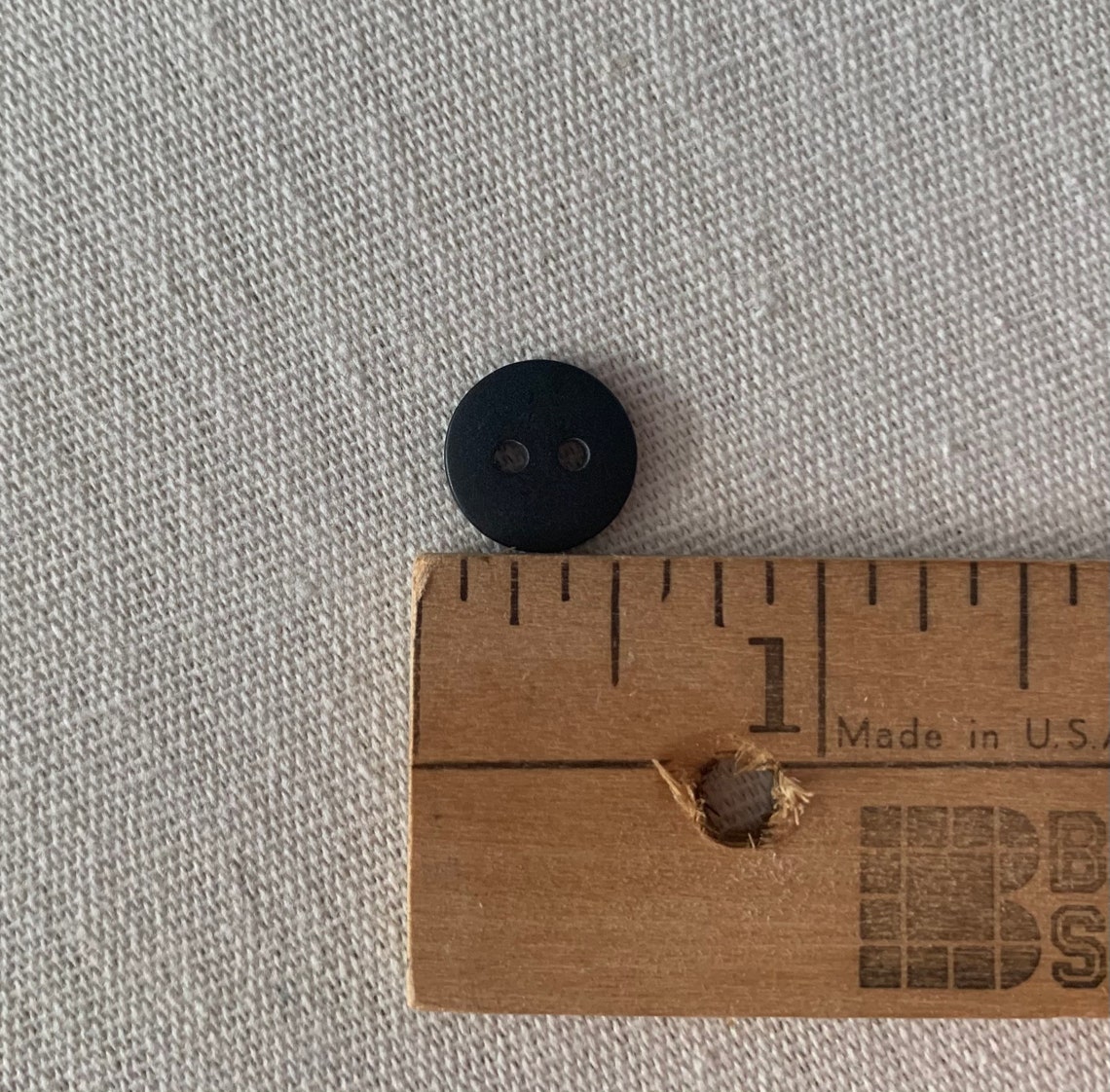 Small Black Sewing Buttons Plastic Sewing Buttons 1/2 Black - Etsy