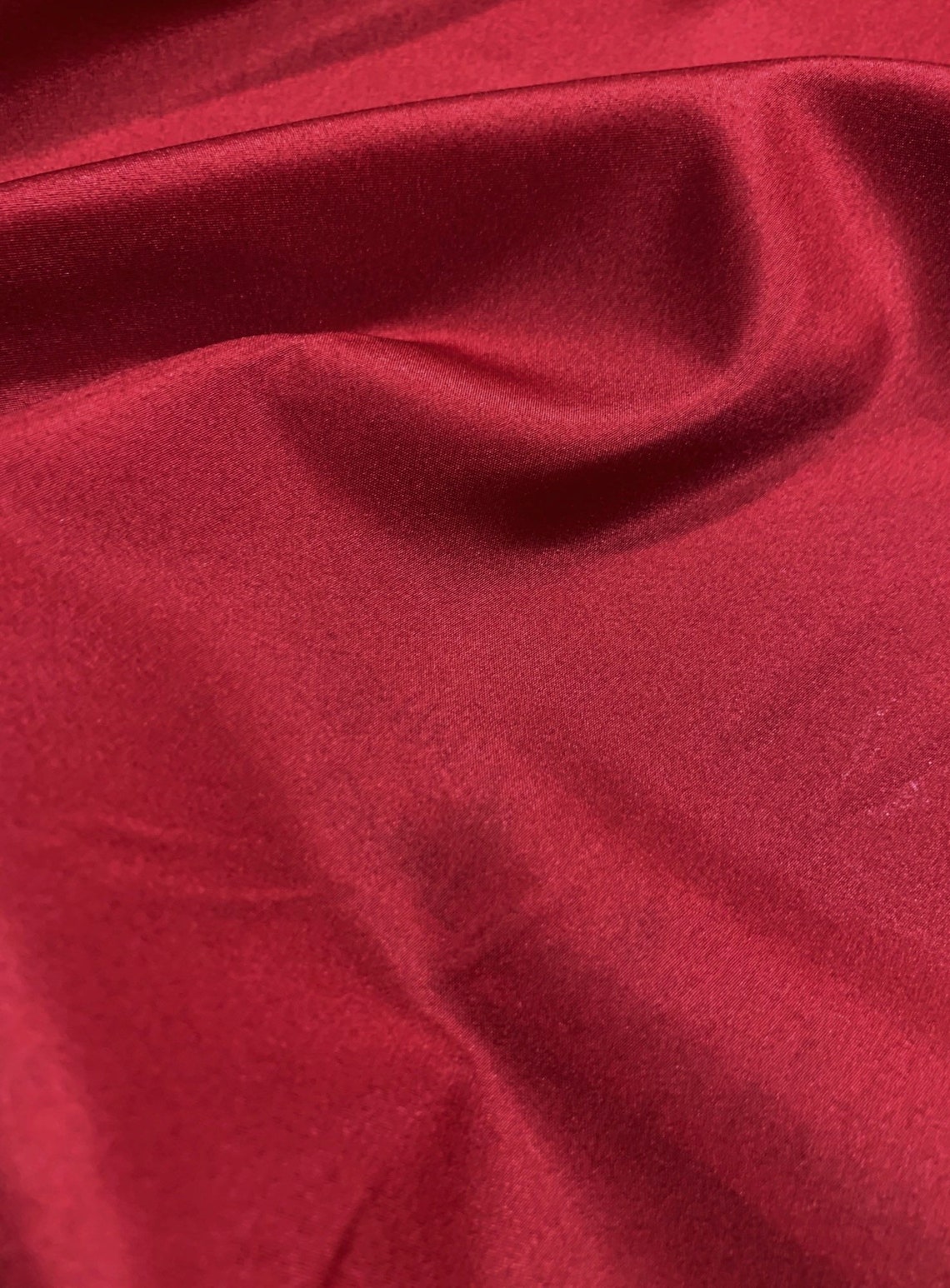 Deep Red Lining Pongee Lining 60 by the Yard Light - Etsy