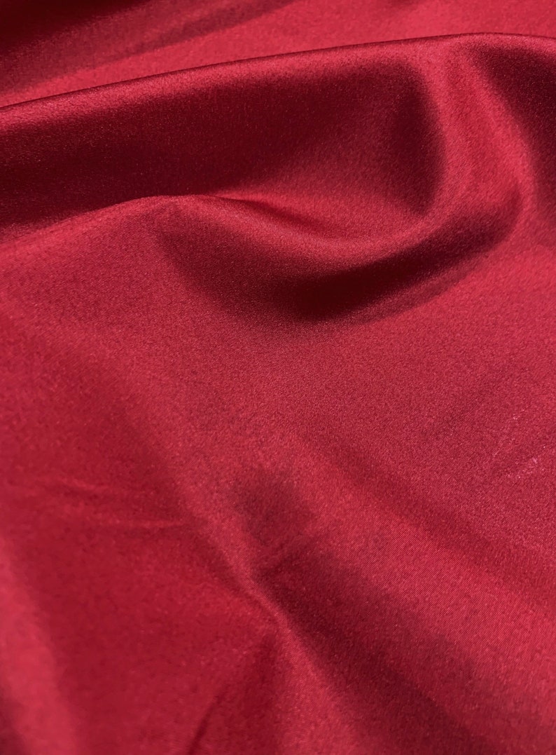 Deep Red Lining Pongee Lining 60 by the Yard Light - Etsy